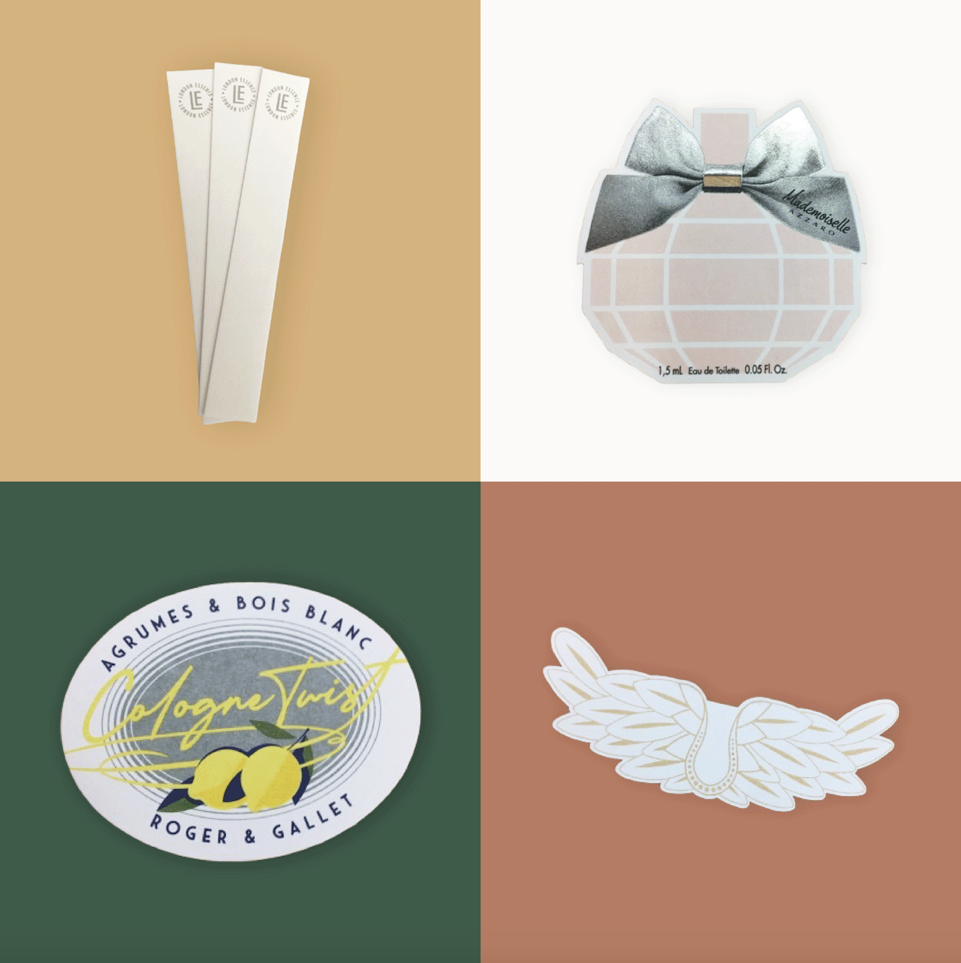 Blotters parfum - Votre blotter sur-mesure
